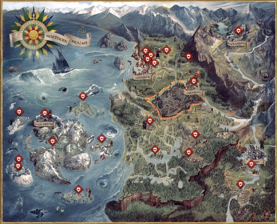 Weltkarte – Offizielles Hexer-Wiki - Charaktere, Monster, Orte ...