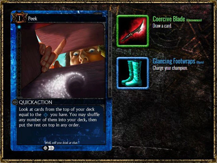 Glancing Footwraps | Hex TCG Wiki | Fandom