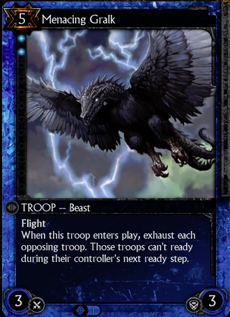 Menacing Gralk | Hex TCG Wiki | Fandom