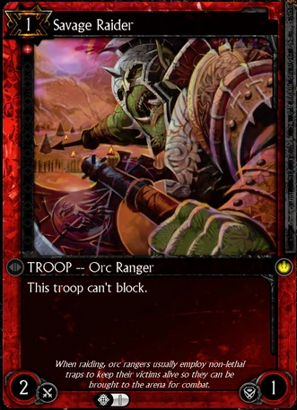 Savage Raider | Hex TCG Wiki | Fandom