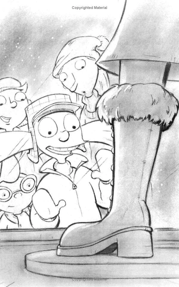 hey arnold coloring book