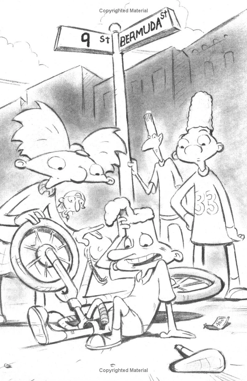 hey arnold coloring pages