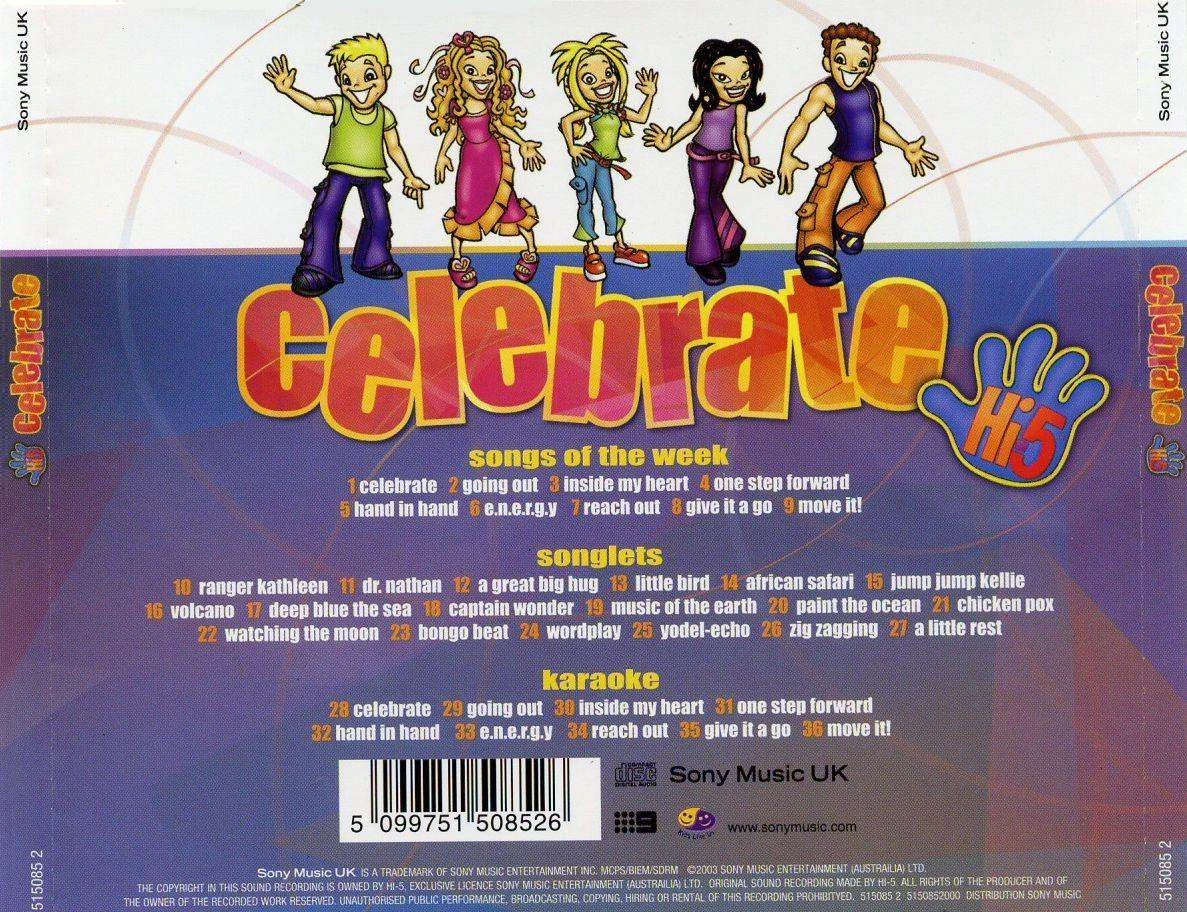 Hi-5 Celebrate & (album) | Hi-5 Series Wiki | Fandom
