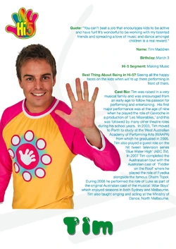 Hi 5 Tim Maddren
