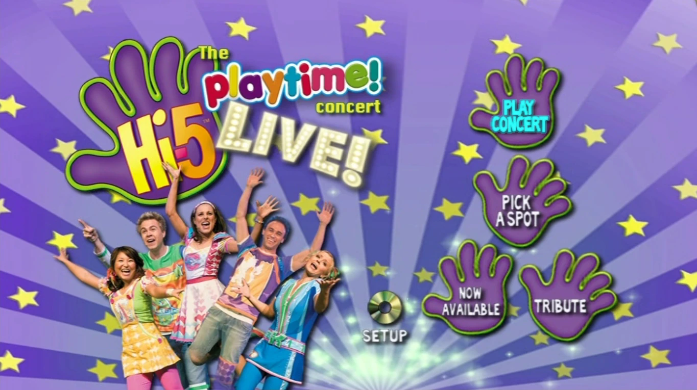 Hi-5 Live! The Playtime Concert (video)/Home Video | Hi-5 TV Wiki | Fandom