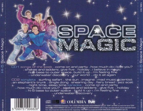 Space Magic (UK album) | Hi-5 TV Wiki | Fandom