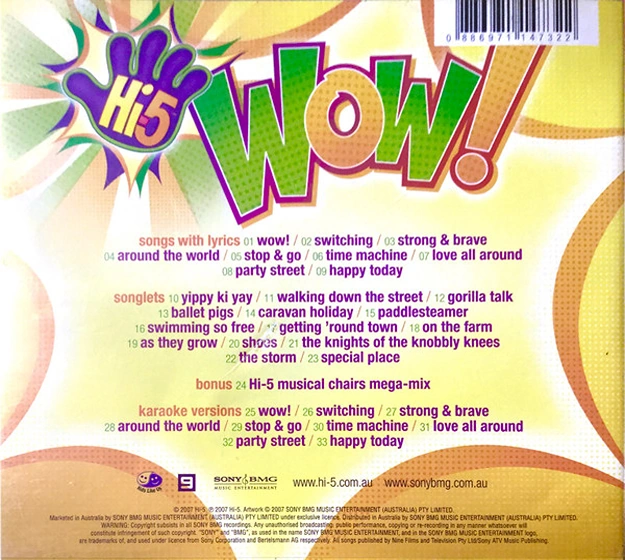 WOW! (album Deluxe Edition)/Gallery | Hi-5 TV Wiki | Fandom