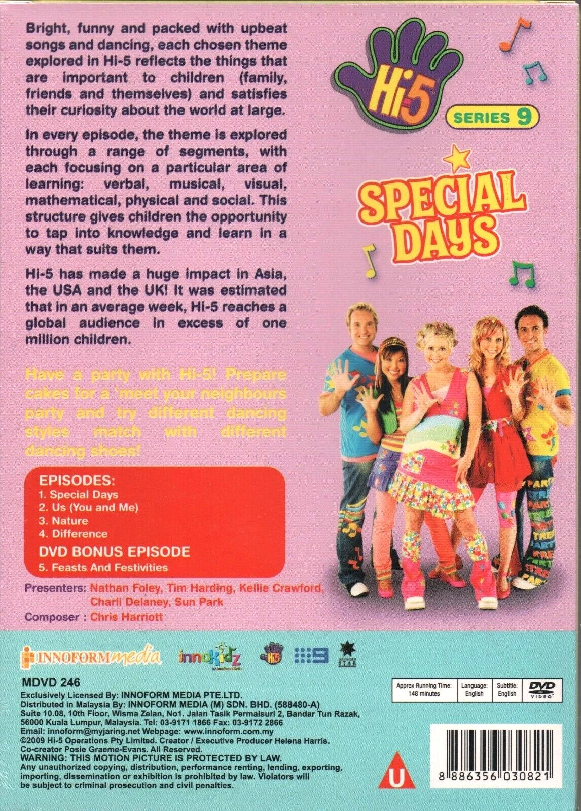 Series 9 Volume 9: Special Days (video) | Hi-5 TV Wiki | Fandom