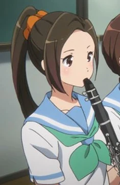Anime Girl Playing Clarinet