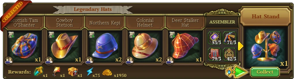 Legendary Hats | Hidden City Wiki | Fandom