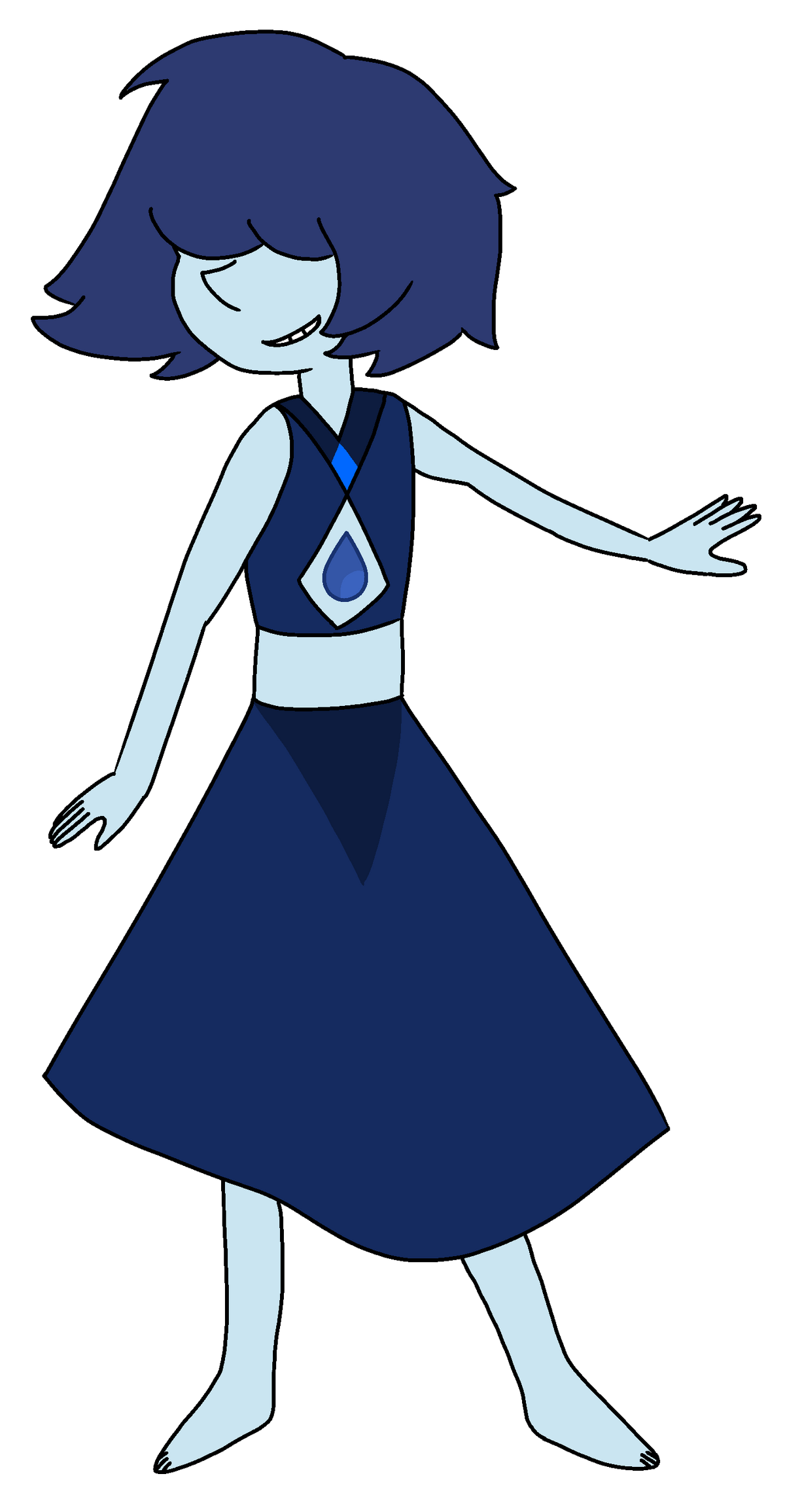 Lapis Lazuli Sternum Gem Hidden Crystal Gems Wiki Fandom