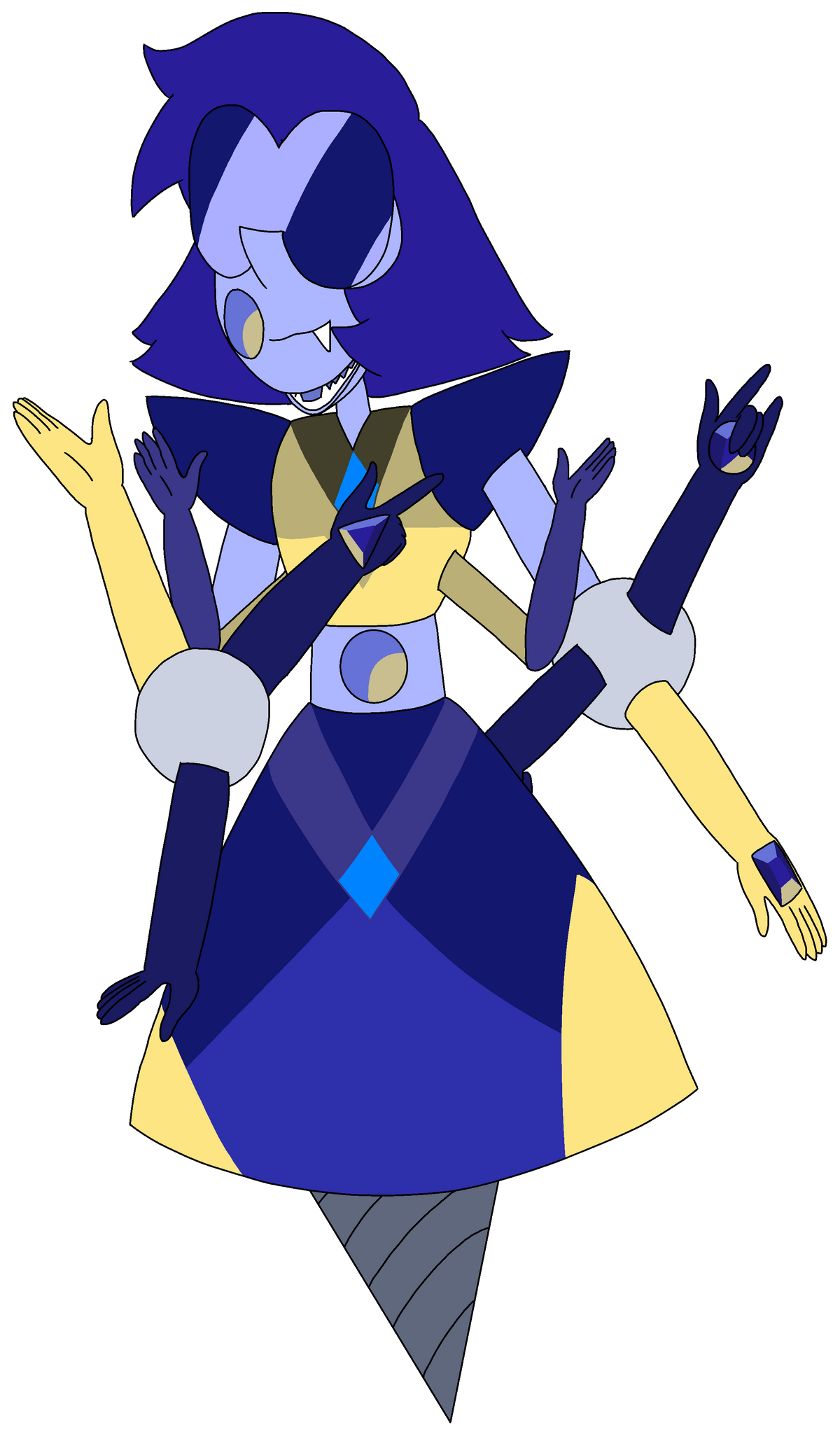 Lapis Lazuli Fusion Hidden Crystal Gems Wiki Fandom
