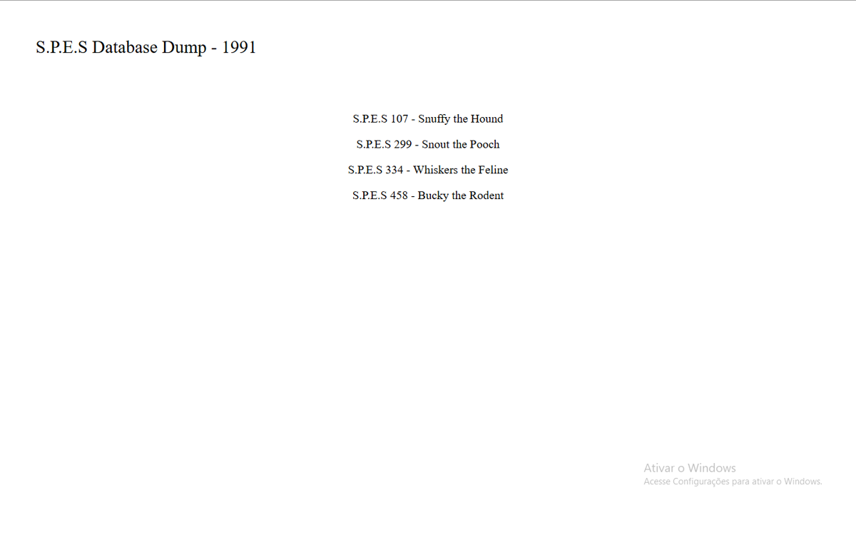 S.P.E.S Data Base | Hidden_FUN Wiki | Fandom