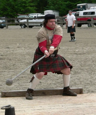 Scottish hammer throw (photos) | Highland Games | Fandom