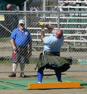 Scottish hammer throw (photos) | Highland Games | Fandom