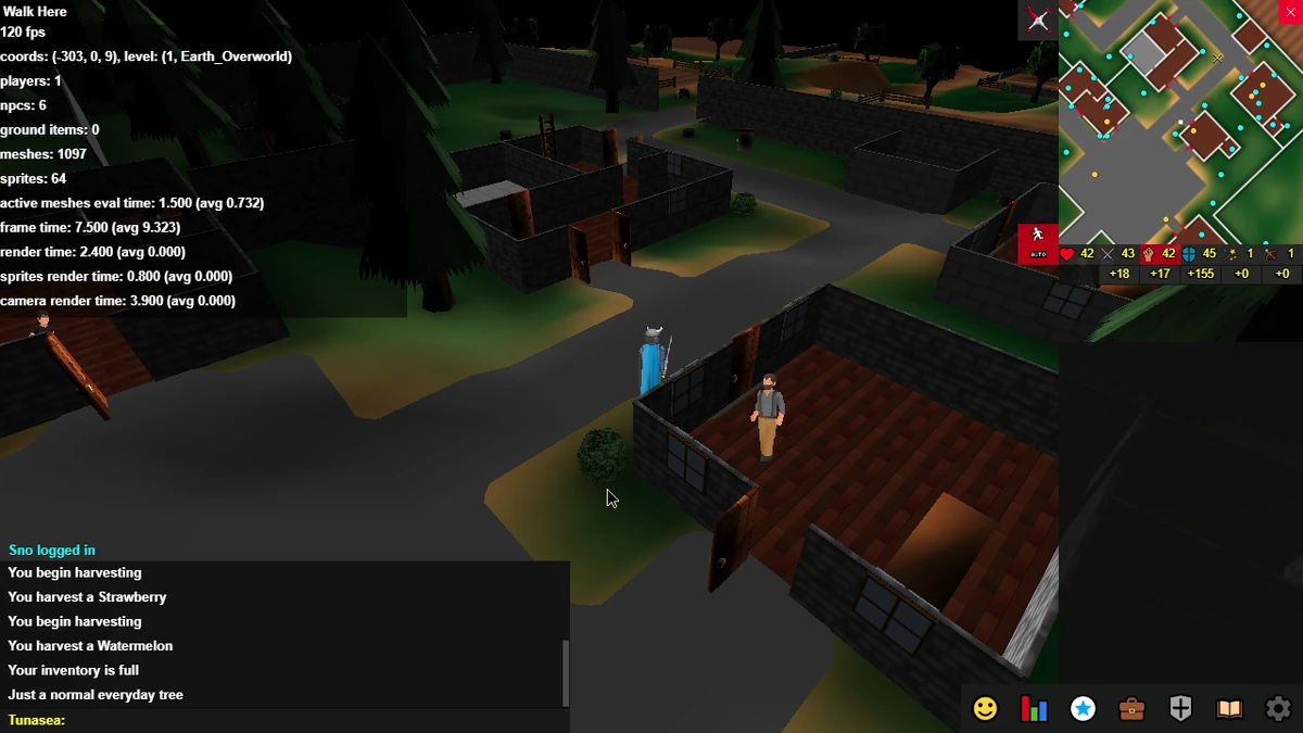 Debug screen | HighSpell Wiki | Fandom