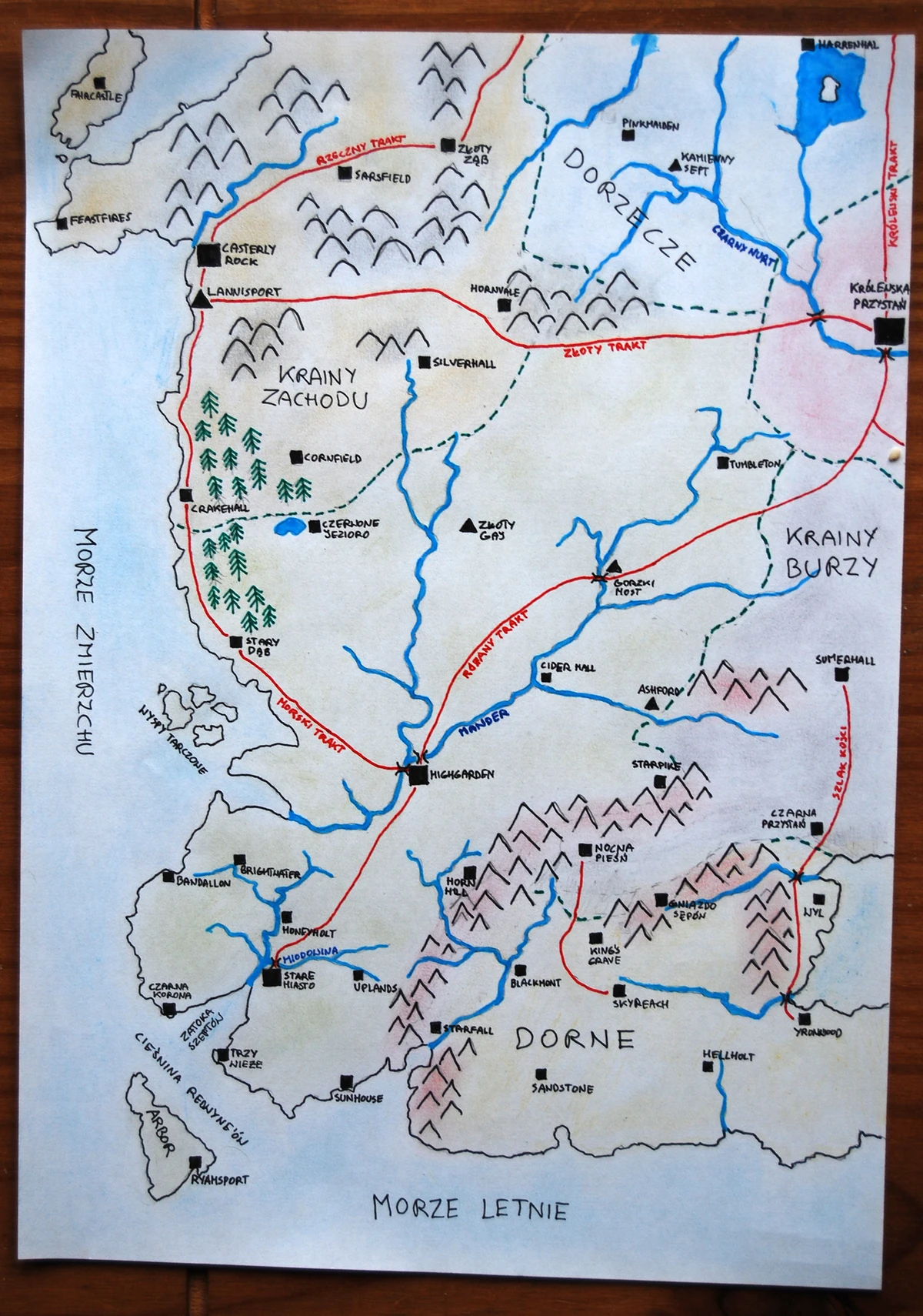 Mapa Południa | Hightower Wikia | Fandom