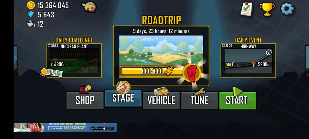 Roadtrip | Hill Climb Racing Wiki | Fandom