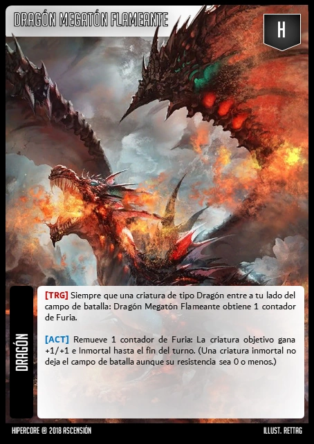 Dragón Megatón Flameante | HiperCore Wiki | Fandom