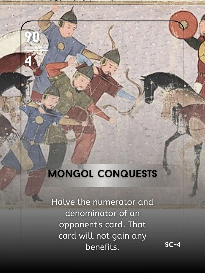 "Mongol Conquests"(SC-4) | Hisgraphics Wiki | Fandom