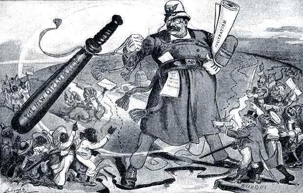 Roosevelt Corollary Political Cartoon