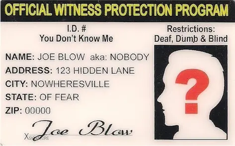 Witness Protection Program | Histor-Fiction Wiki | Fandom