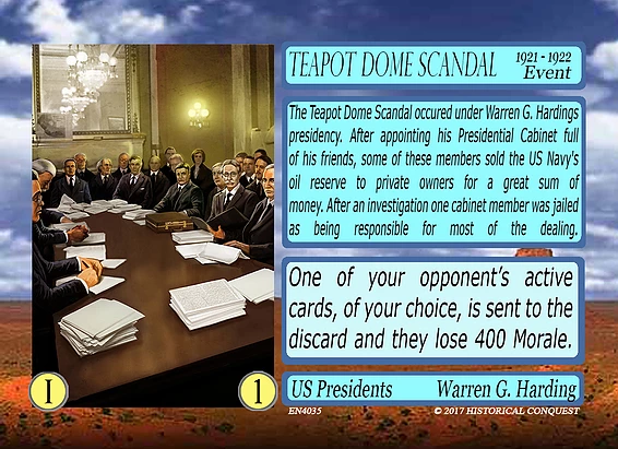 Teapot Dome Scandal | Historical Conquest Wiki | Fandom