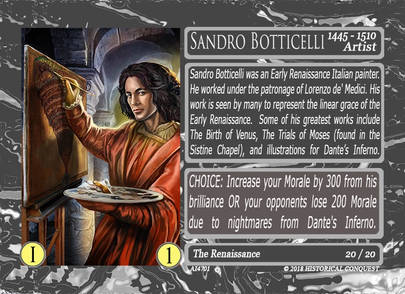 Sandro Botticelli | Historical Conquest Wiki | Fandom