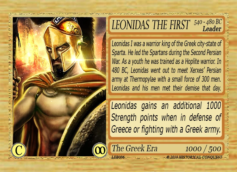 Leonidas the First | Historical Conquest Wiki | Fandom
