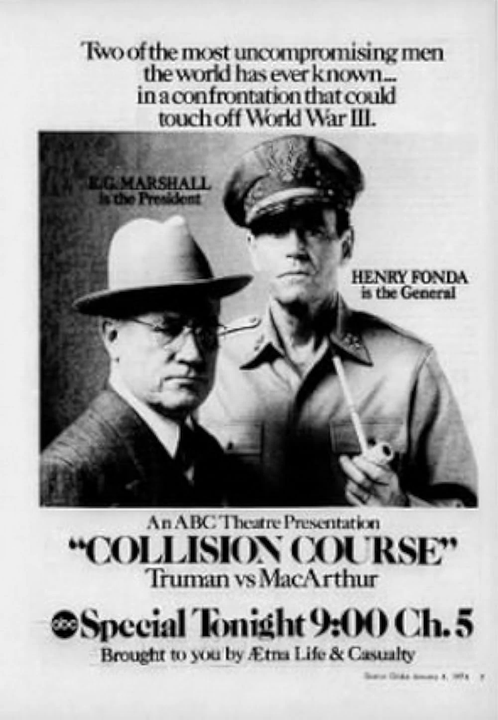 Collision Course: Truman vs. MacArthur (1976 TV) | Historical films ...