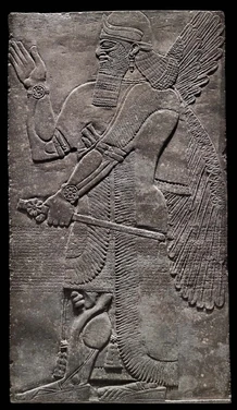 Relief of a Winged Genius - Assyria | History 2701 Wiki | Fandom