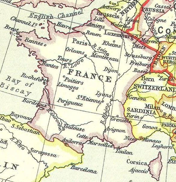 Kingdom of France (1814–1815, 1815–1830) | Wiki Atlas of World History ...