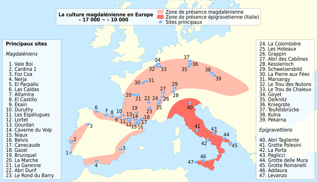 Magdalenian culture | Wiki Atlas of World History Wiki | Fandom