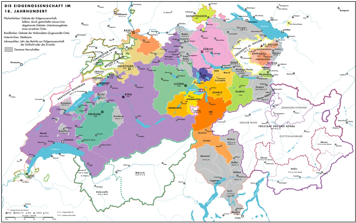 Old Swiss Confederacy | Wiki Atlas of World History Wiki | Fandom