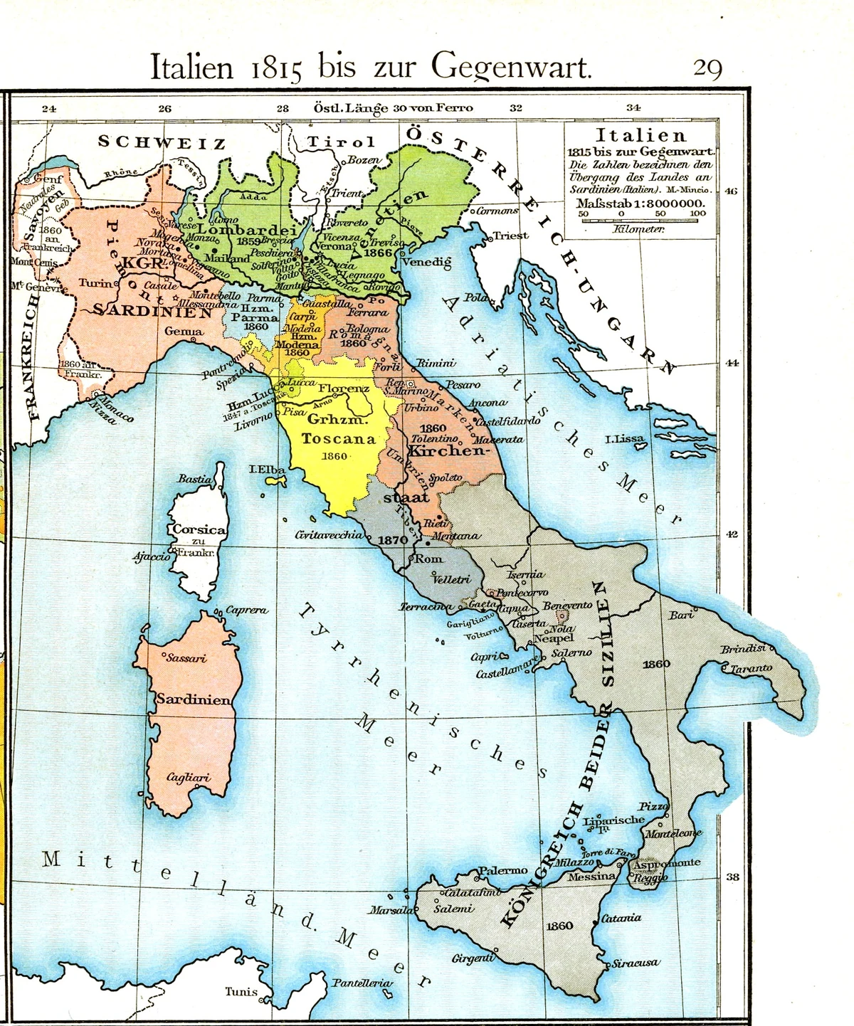 Grand Duchy of Tuscany (1815–1859) | Wiki Atlas of World History Wiki ...