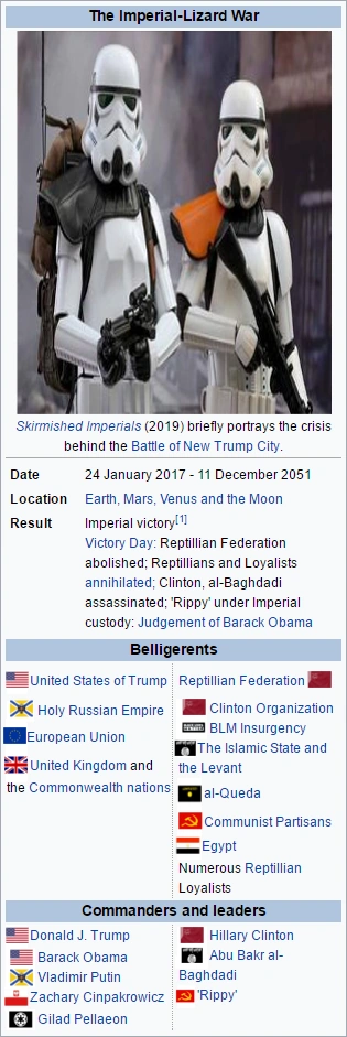 The Imperial-Lizard War | Historyofthedonald Wiki | Fandom