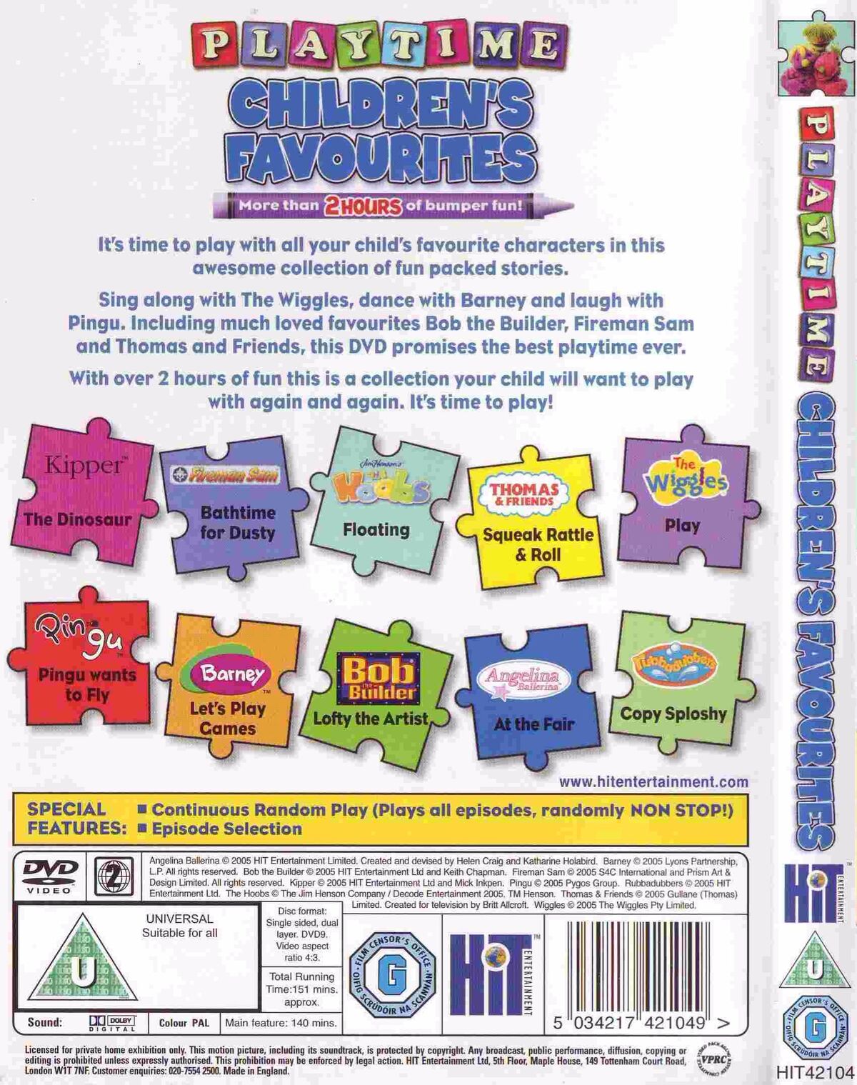 Playtime Children's Favourites | HIT Entertainment Wiki | Fandom