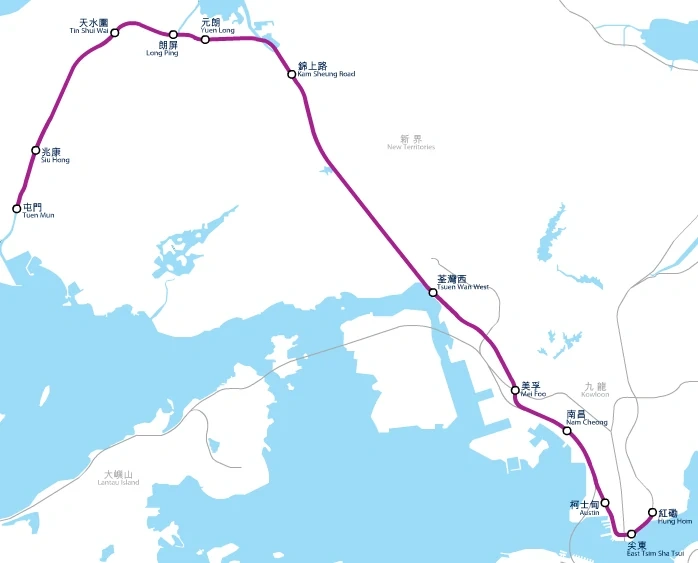 West Rail Line | The Encyclopedia of Railway Transport in Hong Kong ...