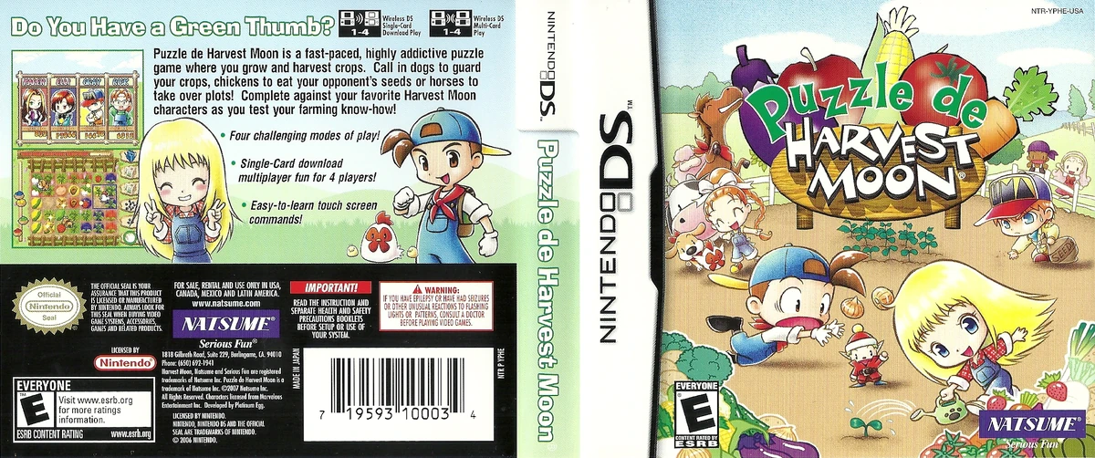 Puzzle de Harvest Moon/Gallery | The Harvest Moon Wiki | Fandom