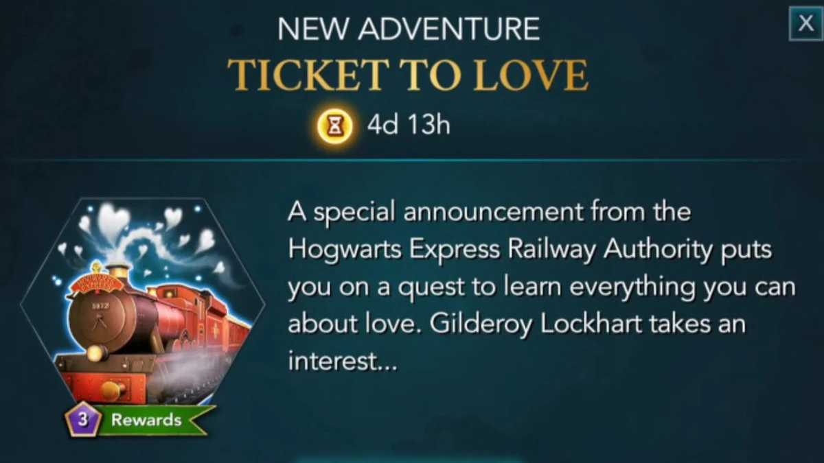Ticket to Love | Hogwarts Mystery Wiki | Fandom