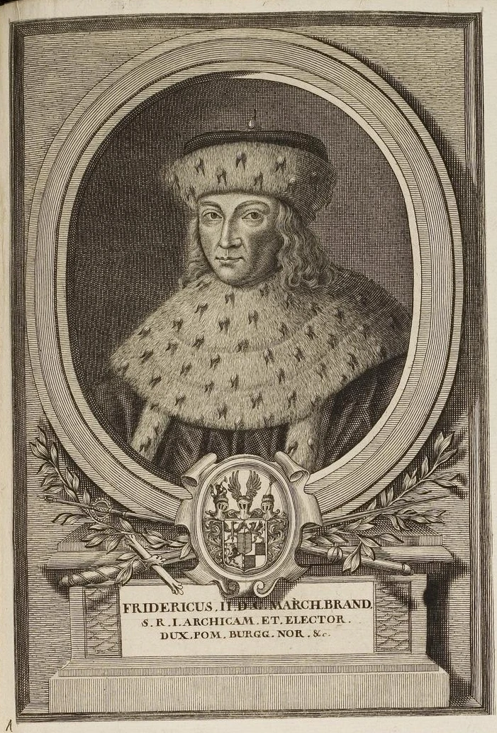 Frederick II, Elector of Brandenburg | Hohenzollern Wiki | Fandom
