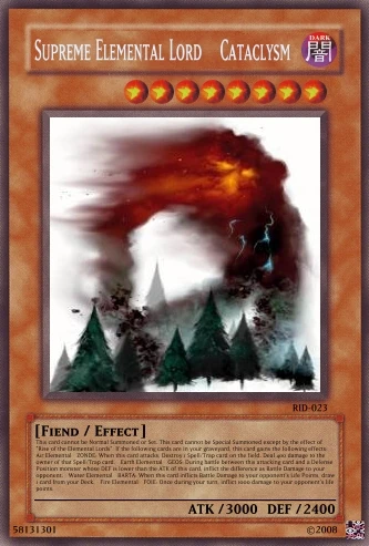 Supreme Elemental Lord Cataclysm | Hollenbach Wiki | Fandom