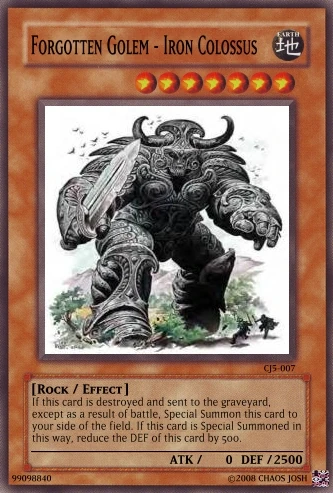 Forgotten Golem - Iron Colossus | Hollenbach Wiki | Fandom