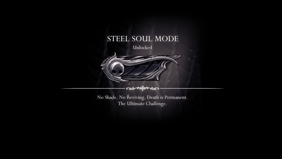 Steel Soul Mode | Hollow Knight Wiki | Fandom