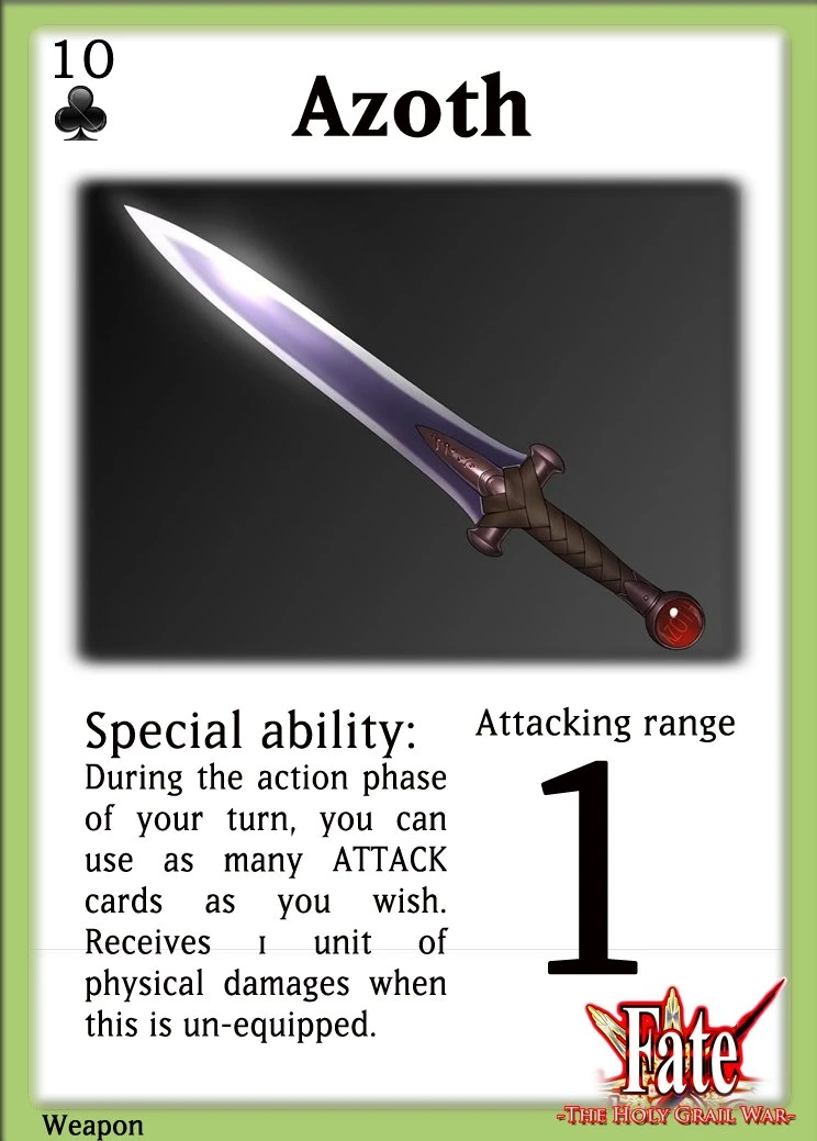 Azoth | Fate - The Holy Grail War Wiki | Fandom