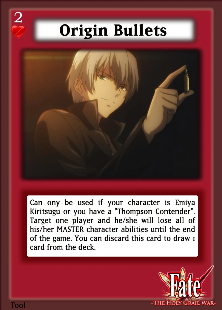 Origin Bullet | Fate - The Holy Grail War Wiki | Fandom