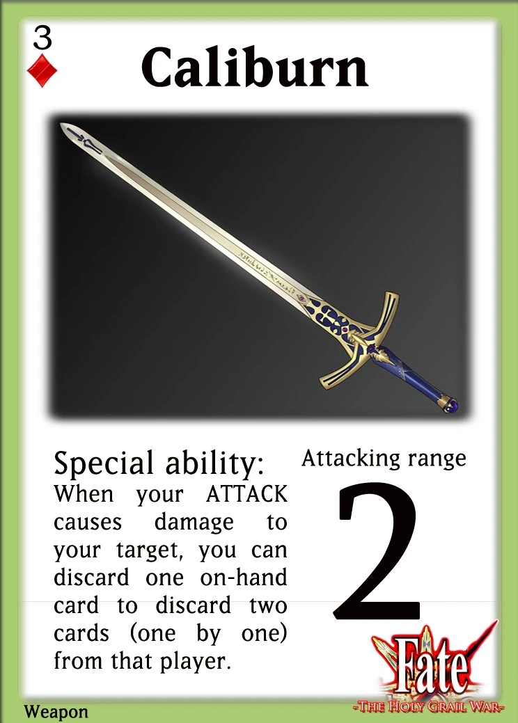 Caliburn | Fate - The Holy Grail War Wiki | Fandom