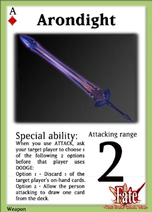 Arondight | Fate - The Holy Grail War Wiki | Fandom