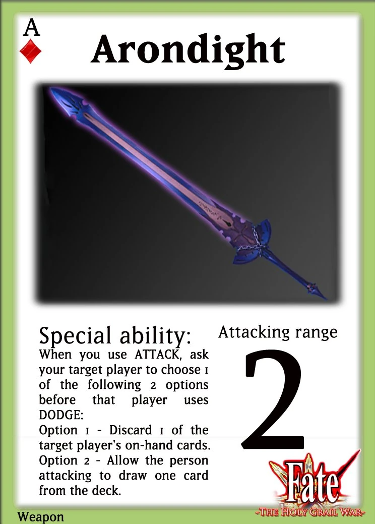 Arondight | Fate - The Holy Grail War Wiki | Fandom