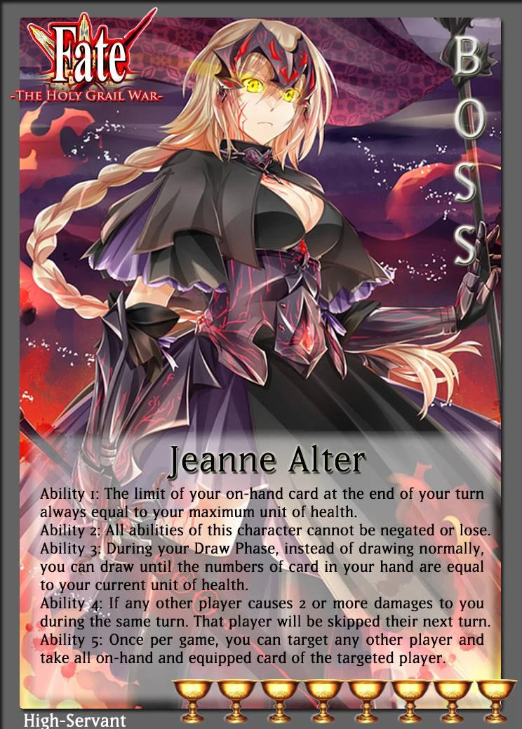 Jeanne Alter Boss | Fate - The Holy Grail War Wiki | Fandom